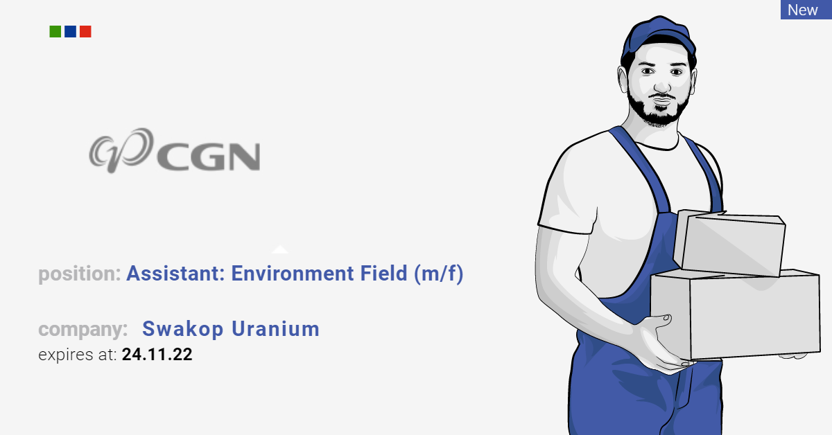 Swakop Uranium: Assistant: Environment Field (m/f), Swakopmund ...