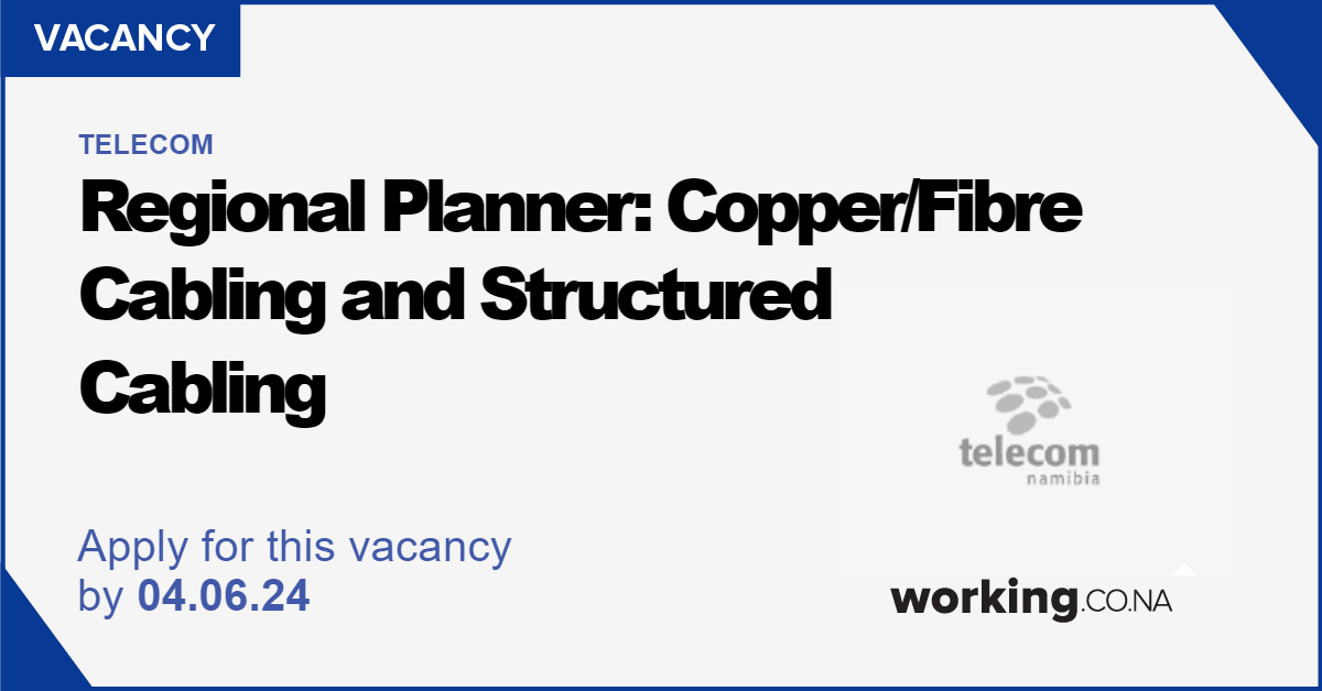 Telecom: Regional Planner: Copper/Fibre Cabling and Structured Cabling ...